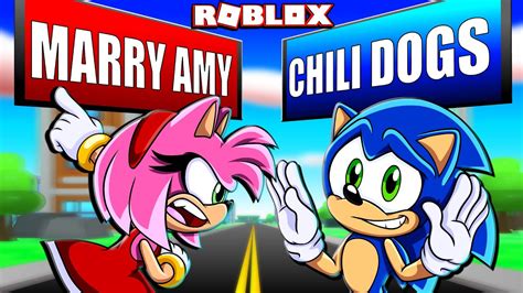 Sonic And Amy Play Pick A Side Roblox Youtube