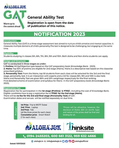 Aloha Jk General Ability Test Is Back Aloha Kashmir