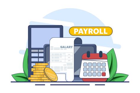 Premium Vector Payroll System Concept Vector Illustration Or Online Income Calculation And