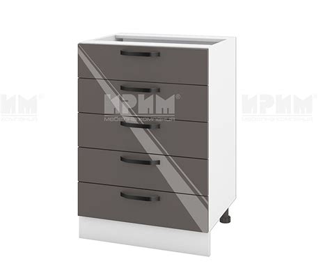 Долен шкаф БФ Антрацит гланц 05 29 от модулна кухня Сити Rilaonline