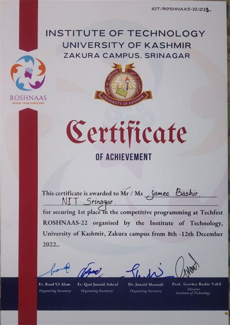 Okhere We Added 2 More Certificates To Our Certificate Collection Got 1st Position In