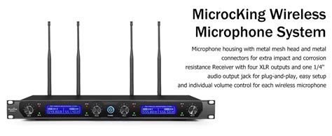 Microcking Uhf Wireless Microphone System Cordless Lapel