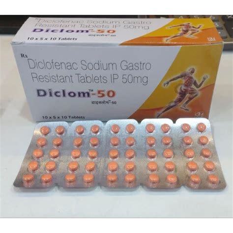 Diclofenac Sodium Tablet 50 Mg Dosage General Medicine Dry And