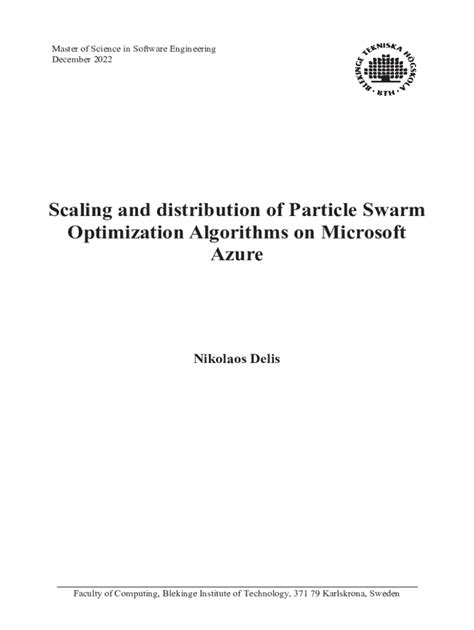 Fillable Online Fuzzy Adaptive Tuning Of A Particle Swarm Optimization