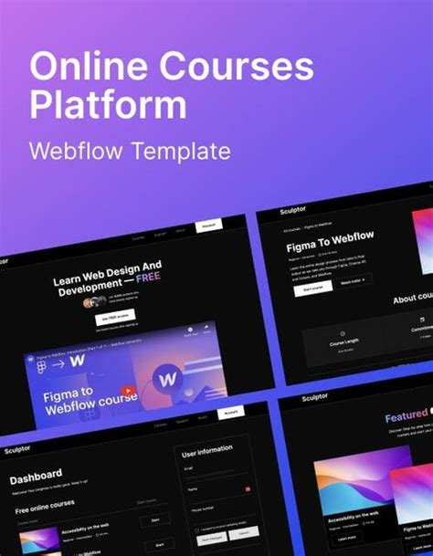 E Learning Website Templates