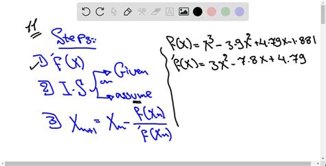 Solvedapproximate The Zeros Of The Function Use Newtons Method And
