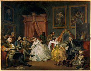 Marriage A La Mode Plate I The Marriage Settlement Illustration From
