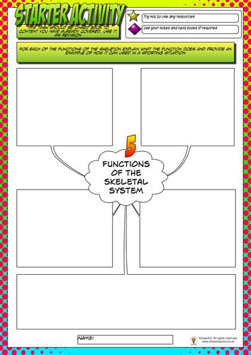 New Edexcel Gcse Pe Unit 1 Topic 1 Lesson 2 Bone Classification And Physical Activity