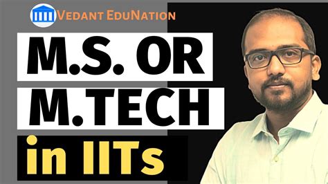 ms or mtech in iits difference between m s and m tech in iits gate 2022 youtube