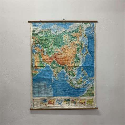 Map Of Asia Geophysical Chart Of Asia Asia Geography Map Pull Down Map