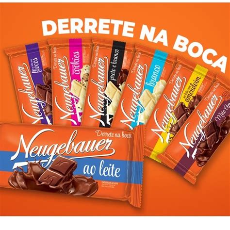 Kit Com 05 Barras Chocolate Neugebauer 80g Cada Shopee Brasil