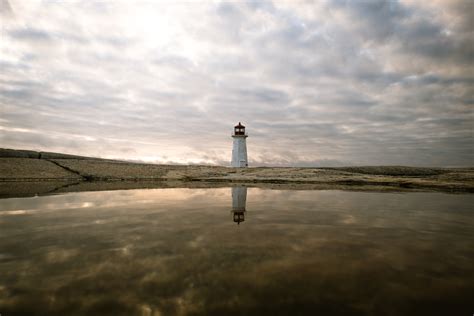 Free Images Beach Sea Coast Ocean Horizon Cloud Lighthouse Sky