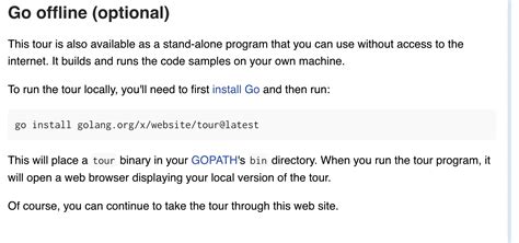 macos golang a tour of go go tool tour error no such tool