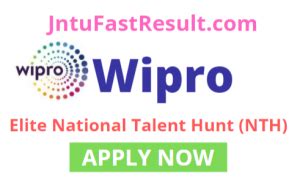 Wipro Elite NLTH Recruitment Freshers Pass Outs Register Now