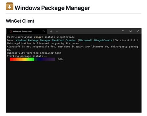 Windows Package Manager Winget チートシート A Memorandum