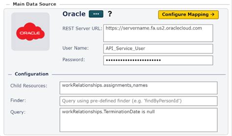 Oracle Connector Setup