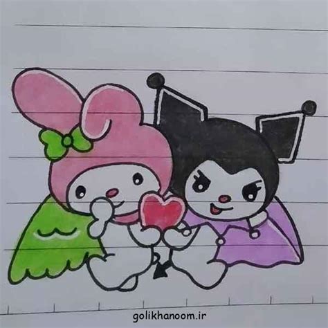 نقاشی کرومی ” 2025 طرح‌های کودکانه و آسان سه سوته بکش و رنگ کن با مداد رنگی گلی خانوم