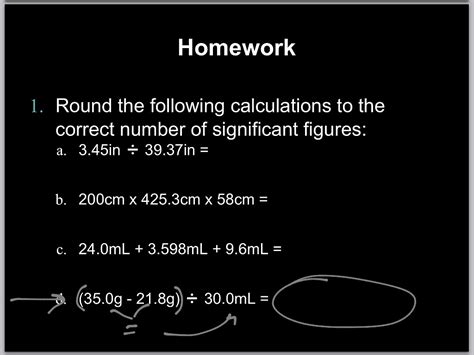 Calculations Involving Sig Figs Science Chemistry Stoichiometry