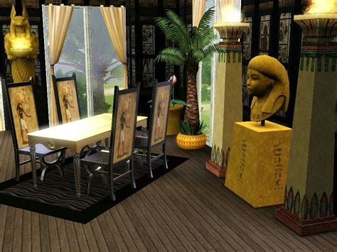 The Ancient Egyptian Dining Room Pharaohslegacy Egyptian Home Decor Traditional Home