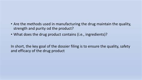 Dossier Format And Filingpptx
