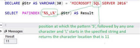 Sql Server Patindex Sql Bi Tutorials