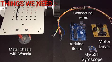 Diy Gyroscope Controlled Robot Using Arduino In 4 Steps 4 Steps Instructables