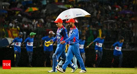 Afghanistan Seal Spot In 2023 Odi World Cup After Washout In 2nd Odi