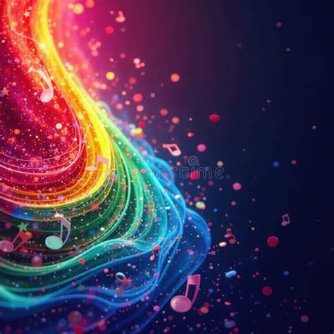 Rainbow Music Notes Background Rainbow Music Images Browse 170972