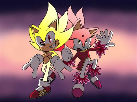Super Sonic And Burning Blaze R Blazethecat