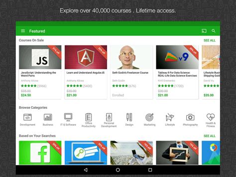 udemy online courses apk download free education app for android