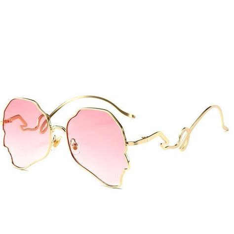 Eccentric Wavy Frame Sunglasses