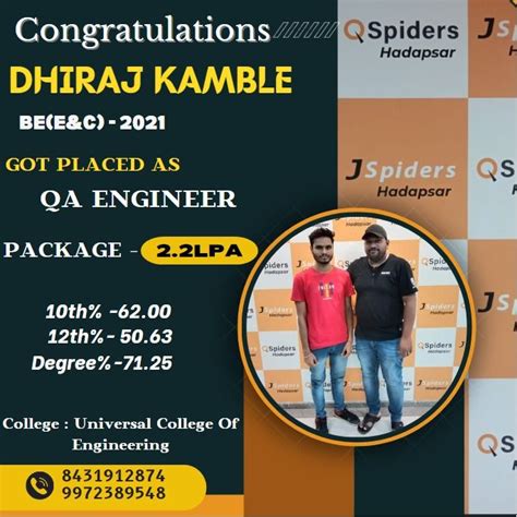 Qspidersjspiders Hadapsar On Linkedin Gotjob Placement Success