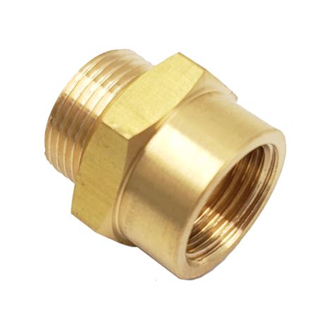Metric M16x1 5 To 3 8 Npt Brass Adapter Partlogix