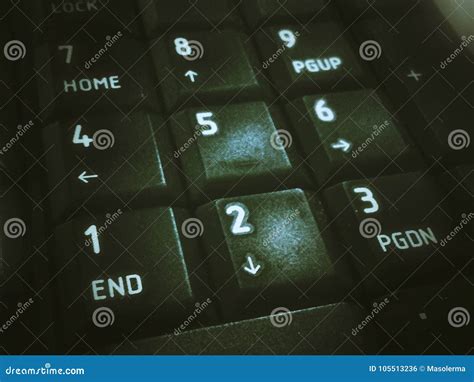 Keyboard Numbers Stock Photo Image Of Espionage Notebook