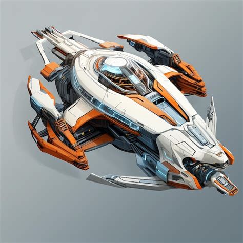 Premium Ai Image Spaceship Design
