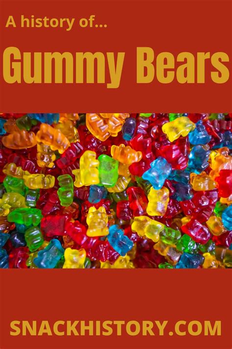 Gummy Bears True Taste Of Rainbow Snack History