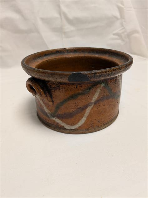 French Stoneware Pot Etsy