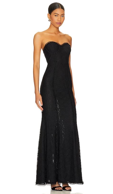 Black Lace Maxi Dresses Revolve