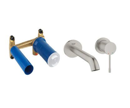 Grohe, Essence New. Zestaw bateria + podtynk stal 29192DC1 – Outlet ...