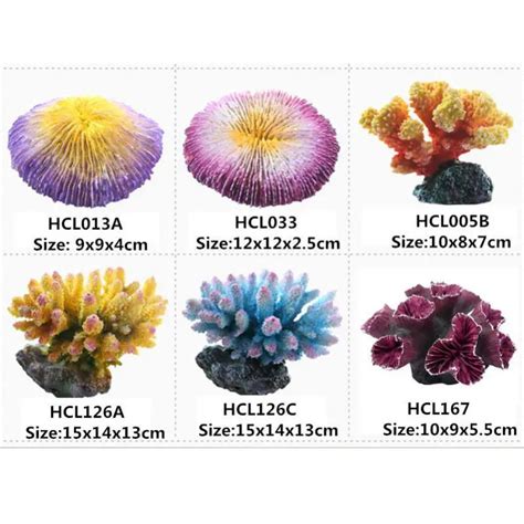 Аквариумный искусственный Коралл Украшение аквариум Коралловый риф цветок орнамент камень