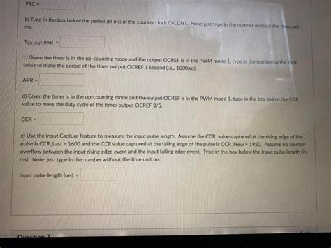 Solved Problem Points Timers Can Be Used To Generate Chegg Com