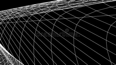 Grid Net Polygonal Wireframe Abstract Drawing Motion Graphics Animation Background New Quality