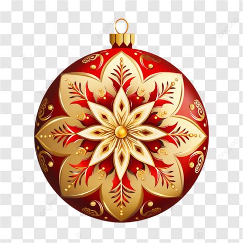 빨간색과 금색 크리스마스 장식 크리스마스 장식 크리스마스 공 휴일 장식 Png 일러스트 및 이미지 에 대한 무료 다운로드 Pngtree