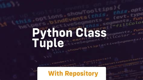Python Class Tuple Youtube