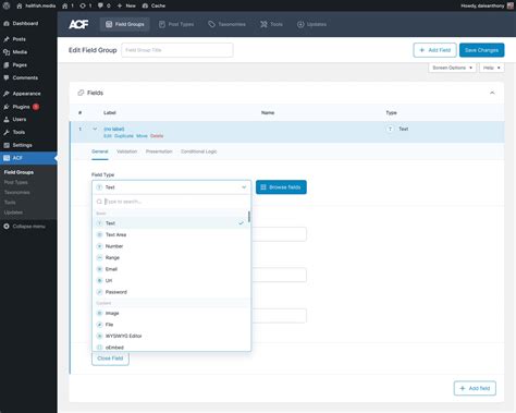 ACF ACF Release Custom Post Type And Taxonomy Registration Improved Field Type