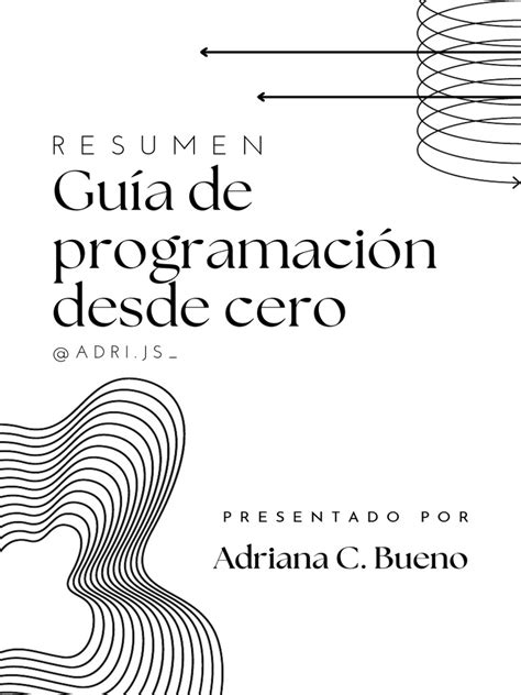guía de programación desde cero pdf lenguaje de programación