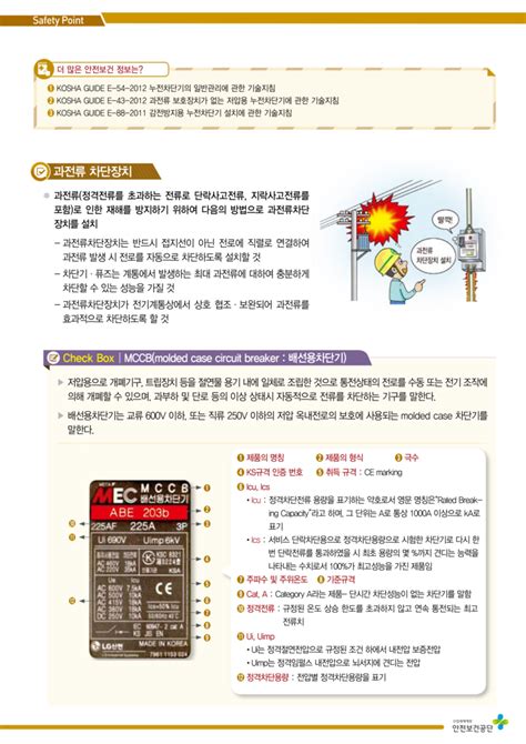 전기기계 기구 누전차단기 등에 의한 감전방지 네이버 블로그