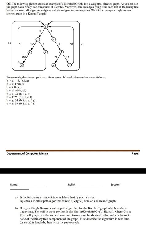 Solved Q3 The Following Picture Shows An Example Of A