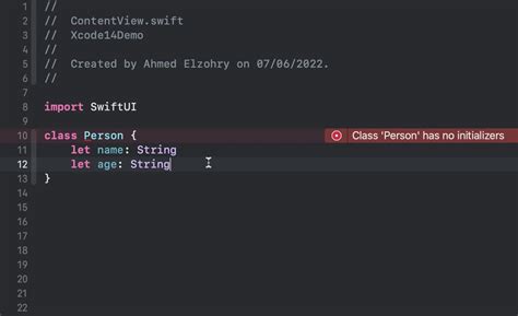 ahmed elzohry on linkedin xcode class struct wwdc22 xcode swift