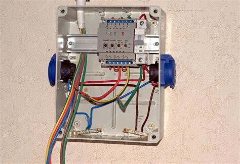 Premium Photo Electrical Shield And Copper Cable For Power Connection